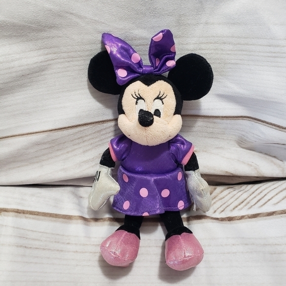 Disney | Toys | Disney Ty Sparkle Minnie Mouse 7 Plush Stuffed Toy ...